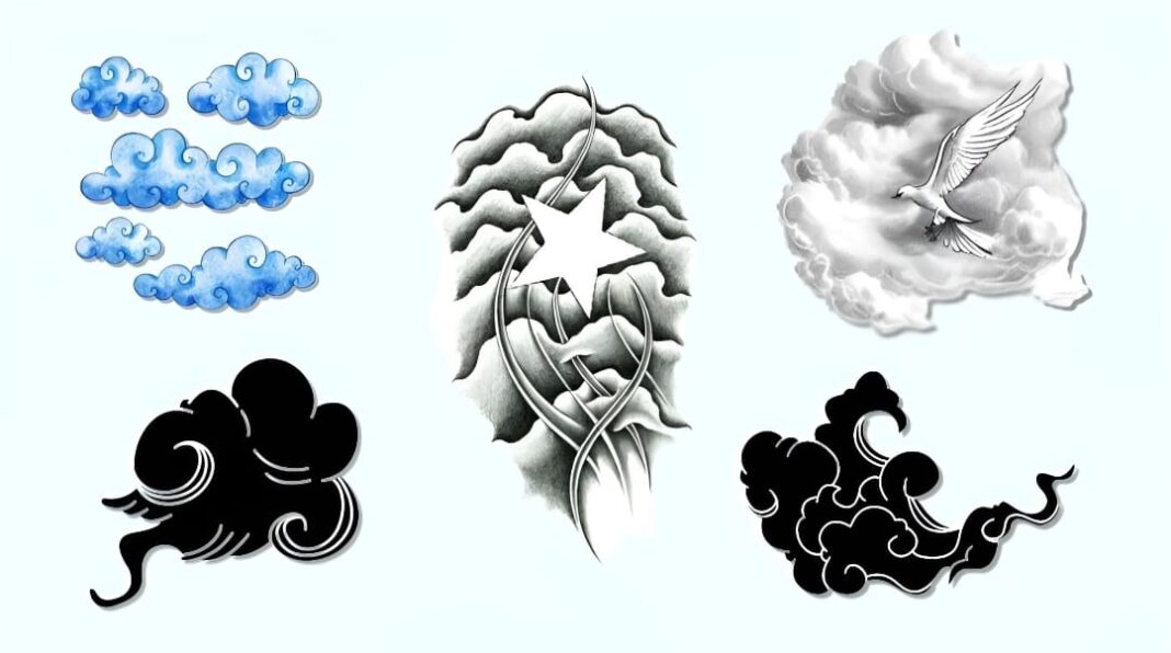 Top 10 Clouds Tattoo Stencil Designs for Your Next Ink Session